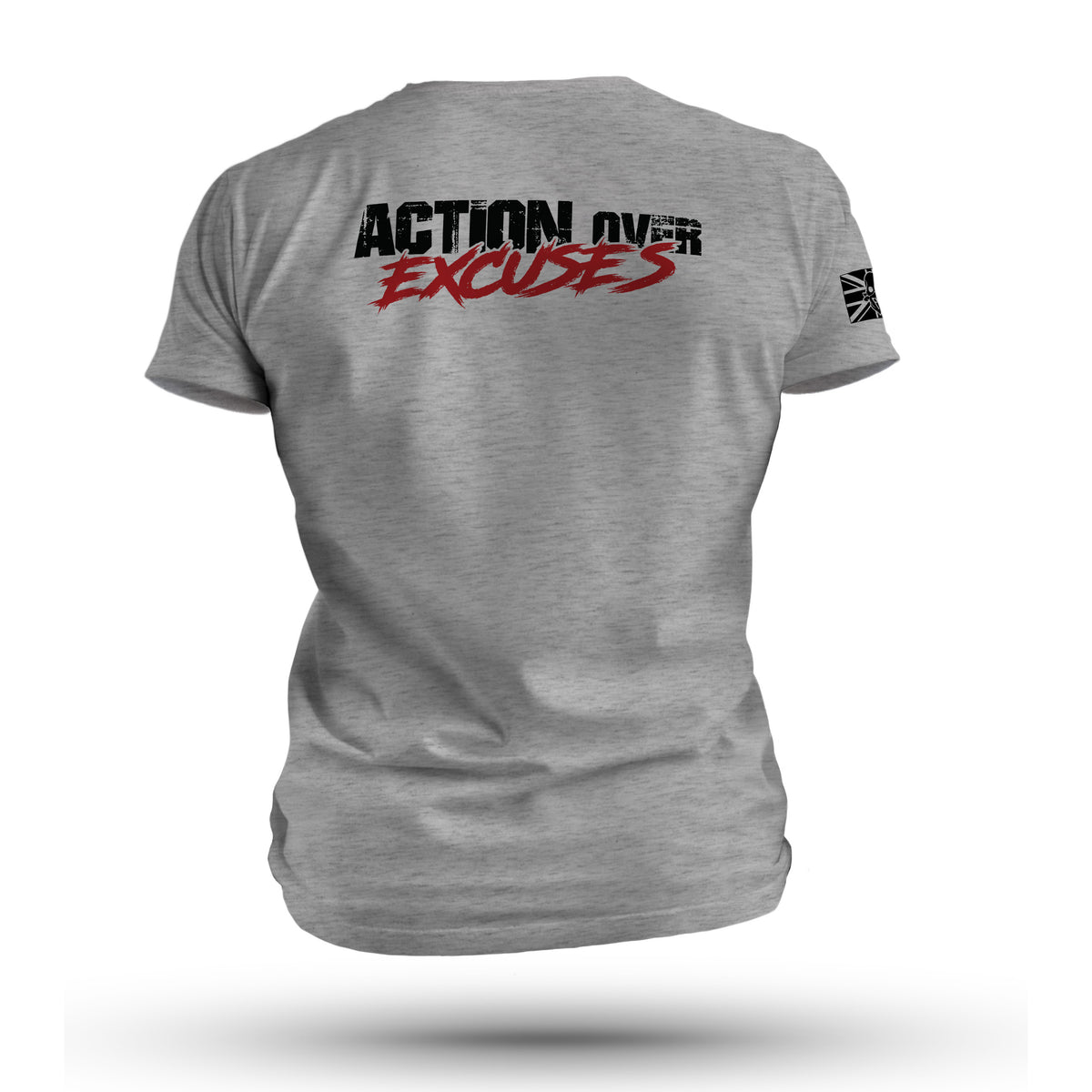 ACTION OVER EXCUSES TAG & BACK | Military | Veteran | Force Wear