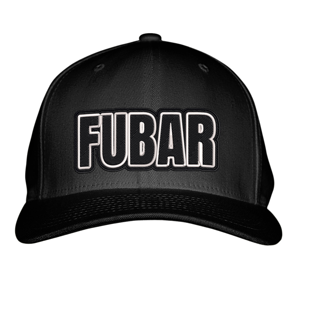 FUBAR BLACK STITCH-STYLE™️ PATCH FABRIC BACK SNAPBACK – Force Wear