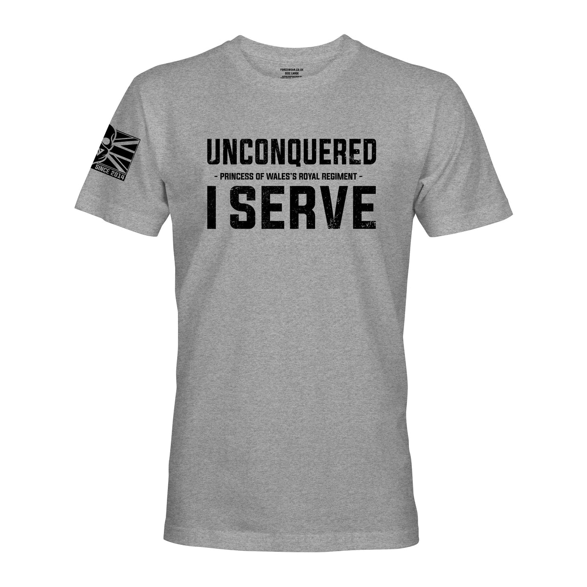 UNCONQUERED I SERVE (PWRR) T-Shirt | Military | Veteran | Force Wear